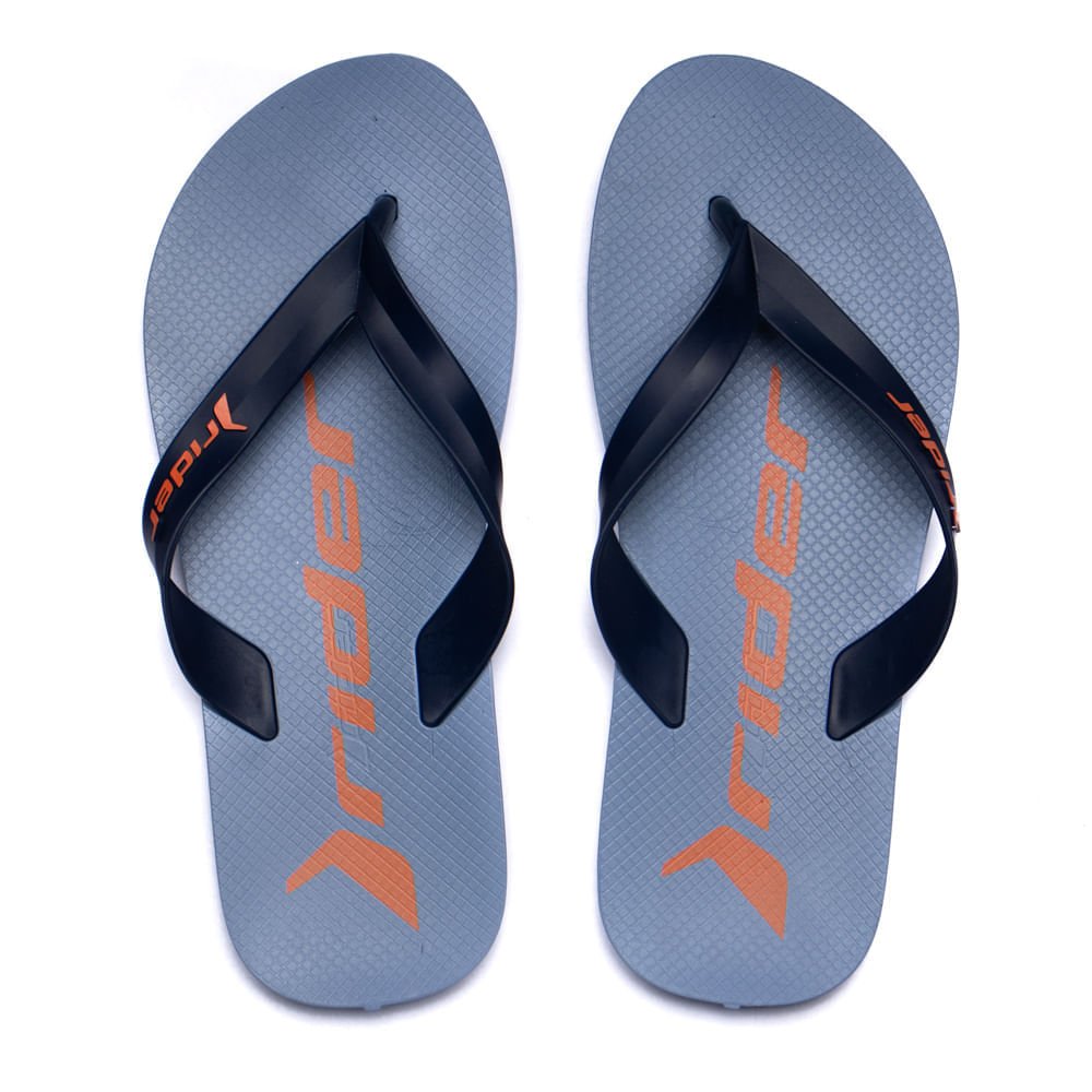 Chinelo Masculino Rider Feel Azul Escuro Preto