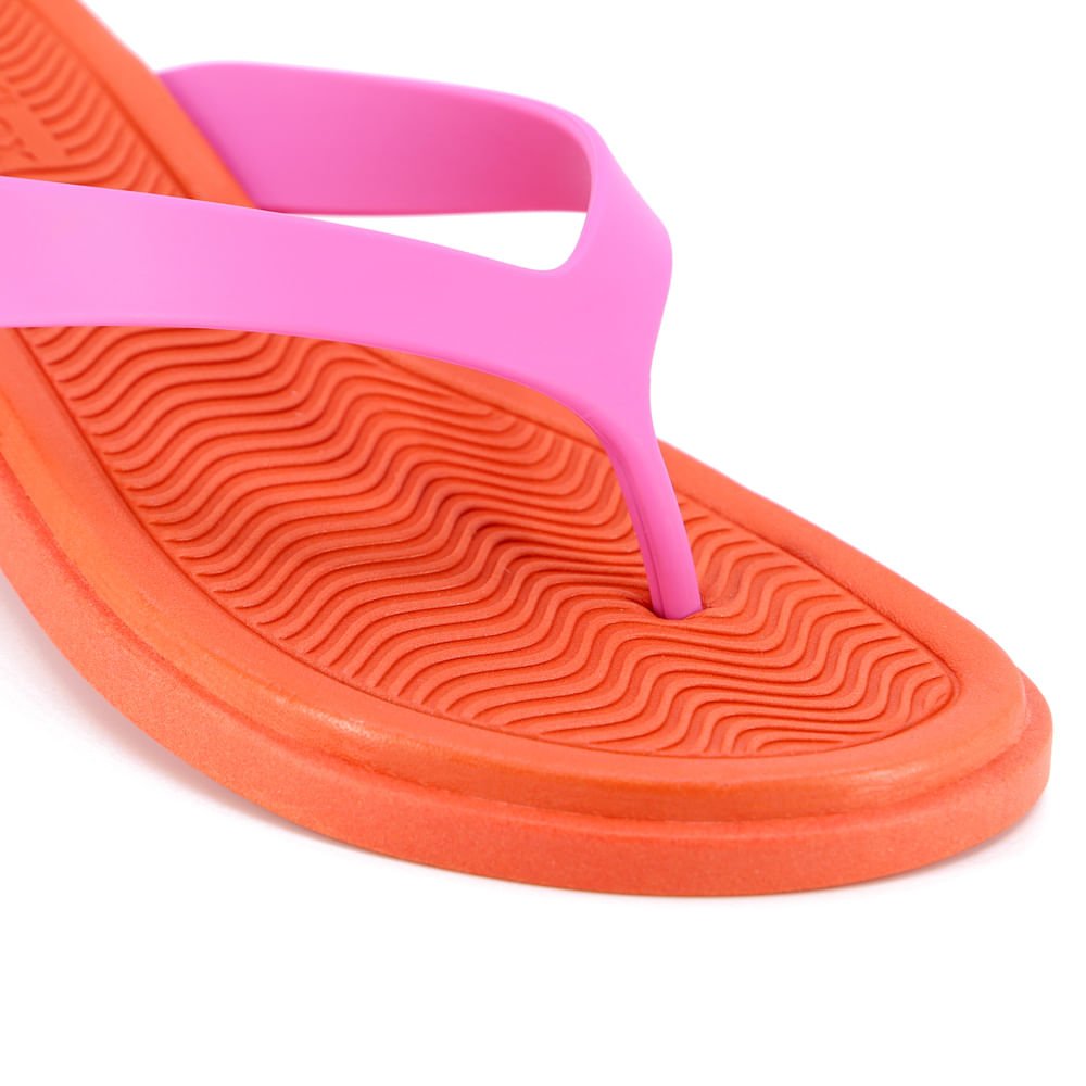 Chinelo Rosa Rasteiro Eva Multicores