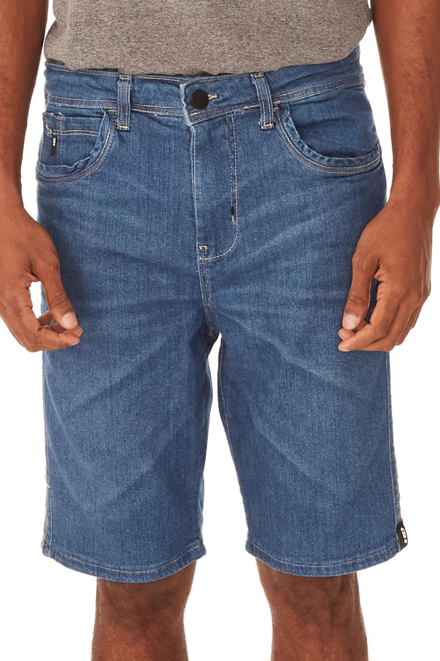 Bermuda HD Slim Azul Azul