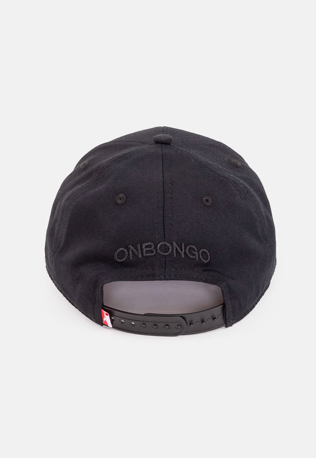 Boné Onbongo Snapback Aba Curva Preto Preto