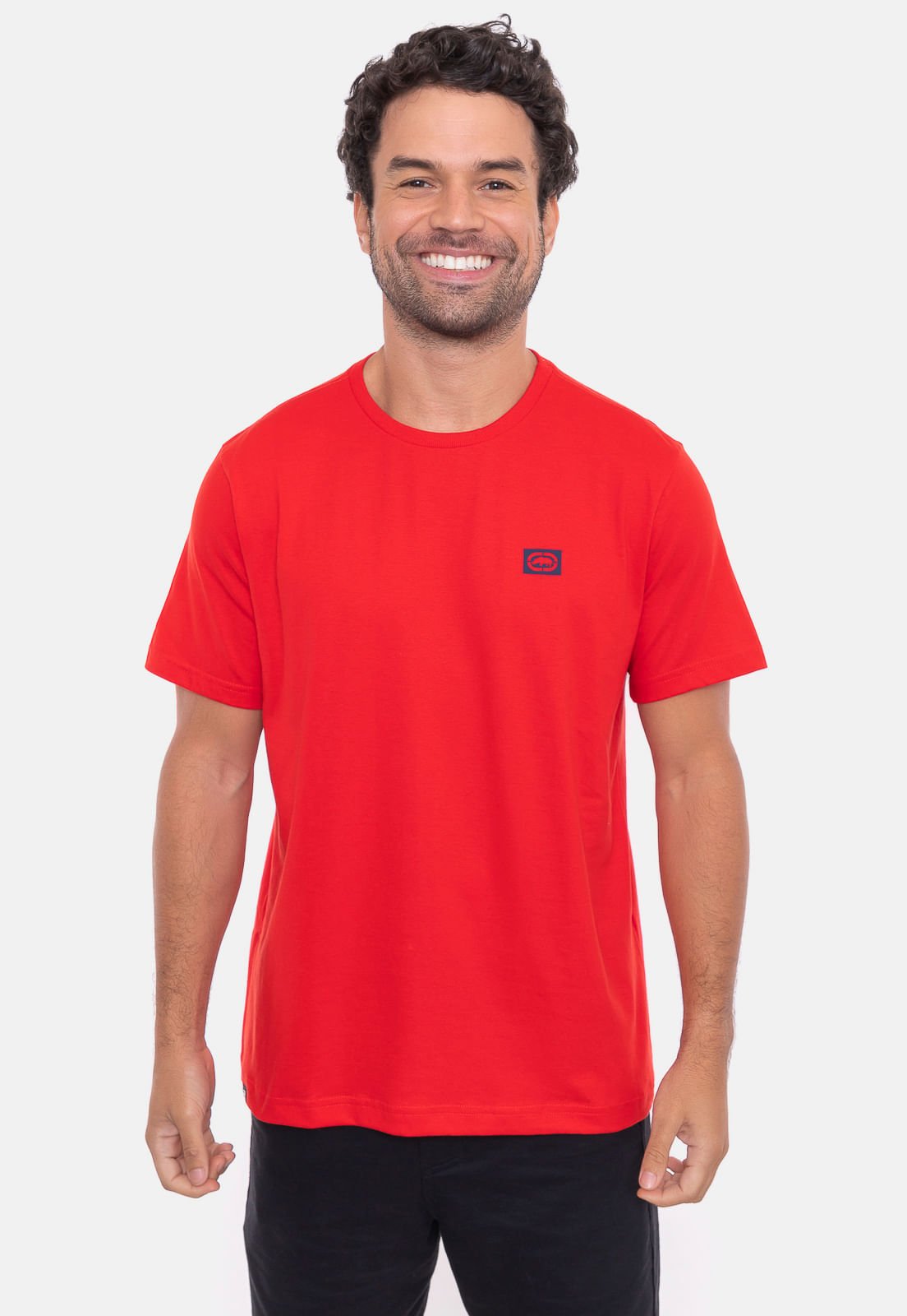 Camiseta Ecko Fashion Basic Black Vermelha Vermelho