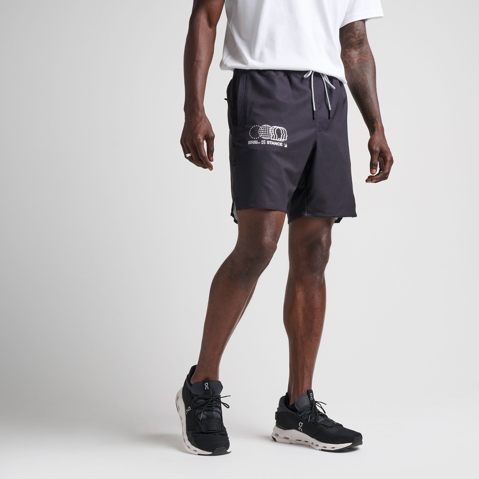 Shorts Stance Complex Preto Preto