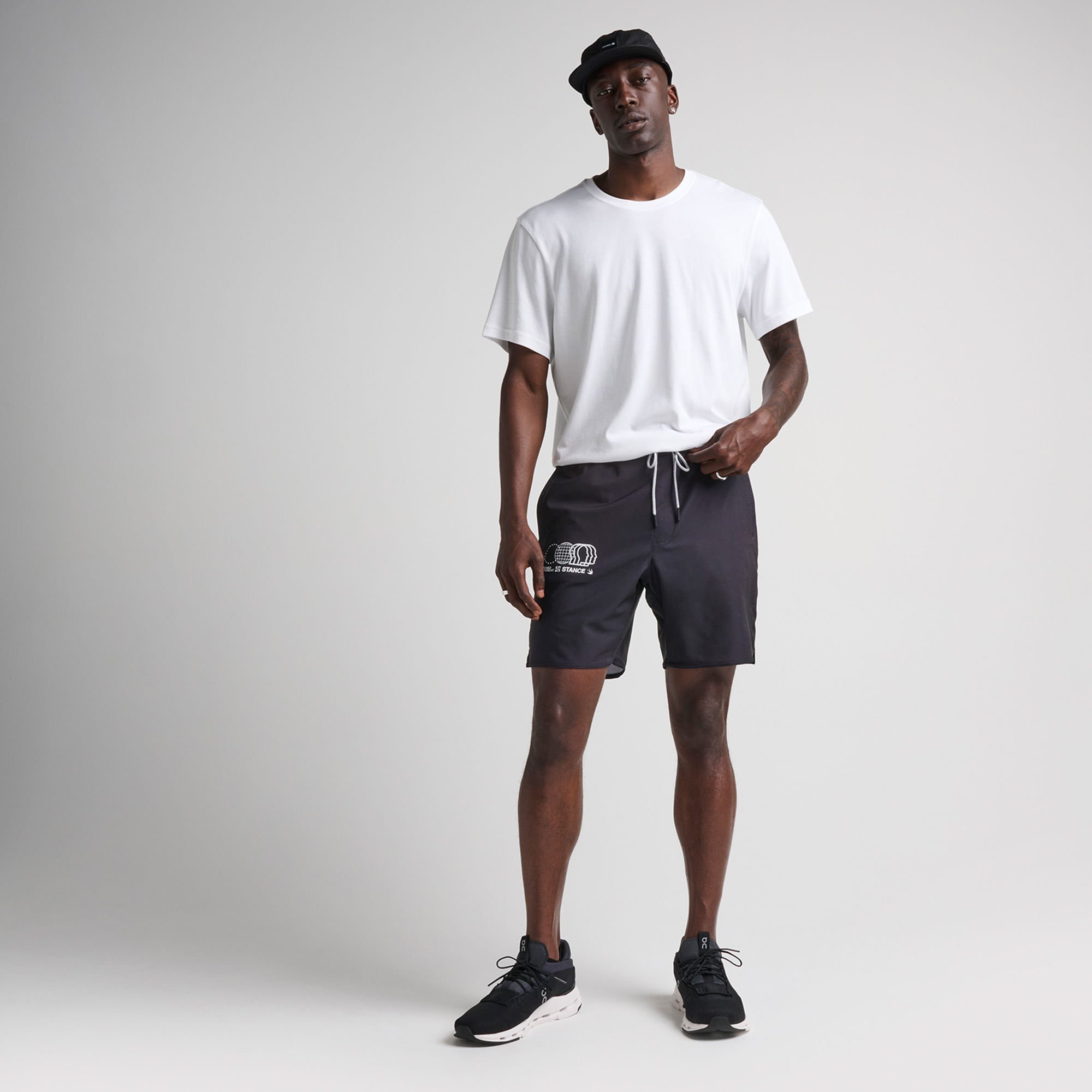 Shorts Stance Complex Preto Preto