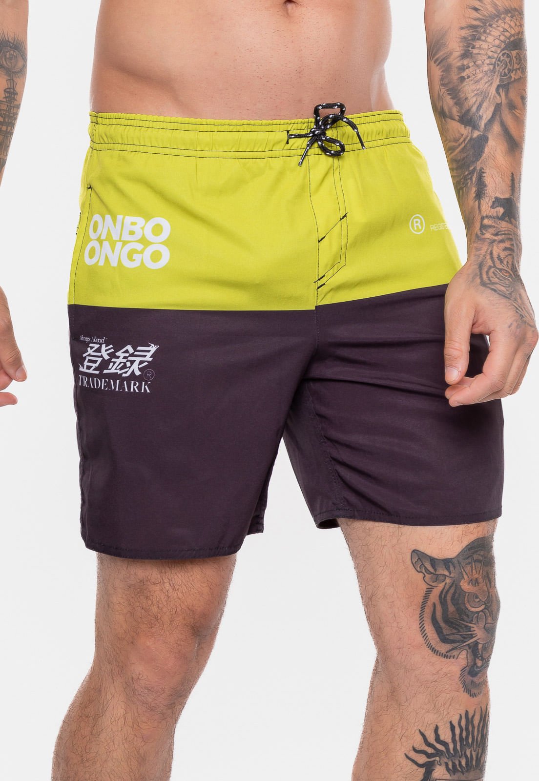 Shorts Onbongo Elástico Verde Verde