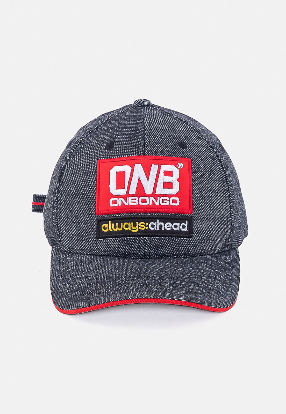 Boné Onbongo Strapback Aba Curva Preto Preto