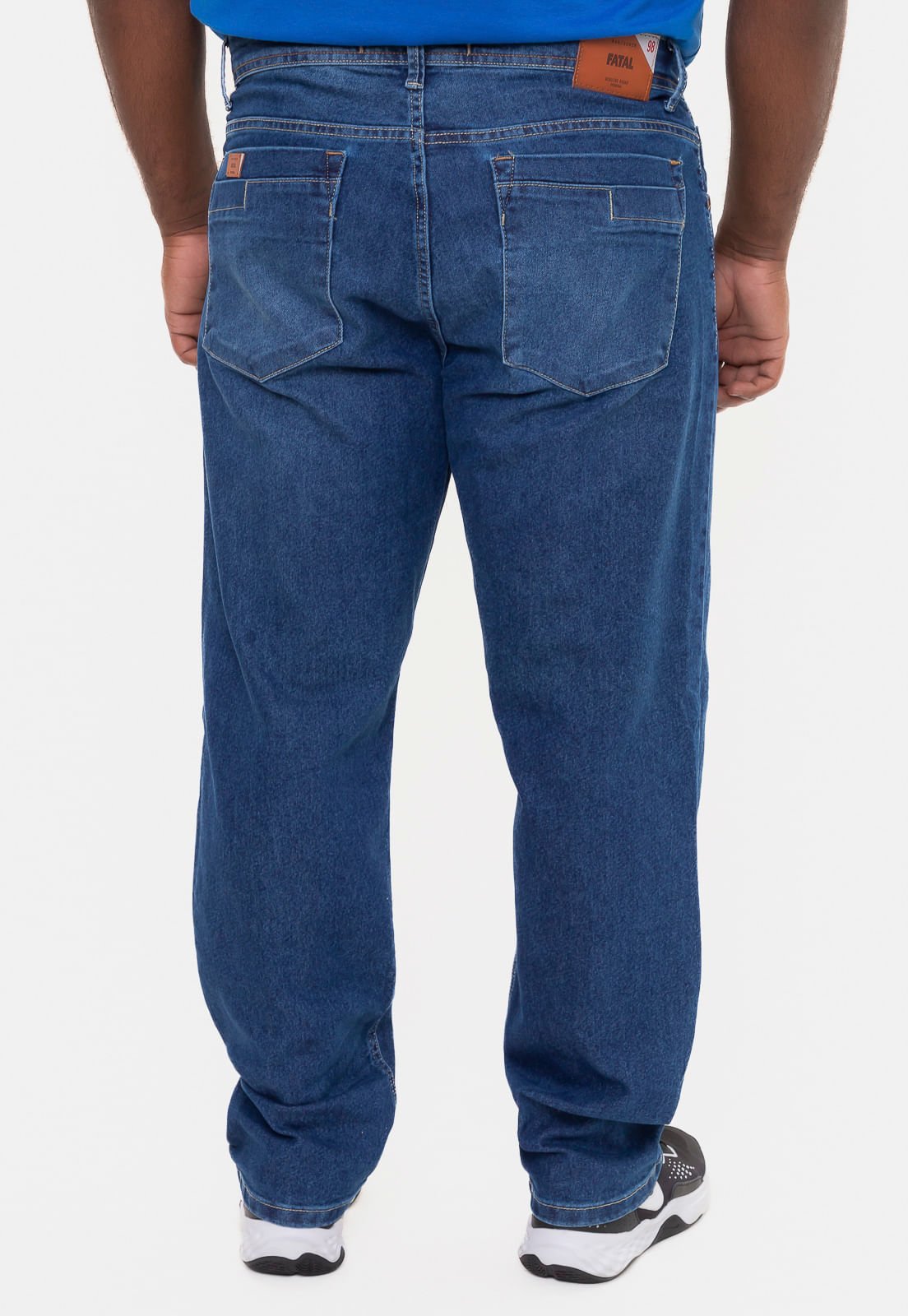 Calça Jeans Fatal Plus Size Slim Azul Azul