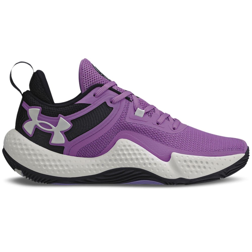 Tênis de Basquete Masculino Under Armour Dagger Roxo