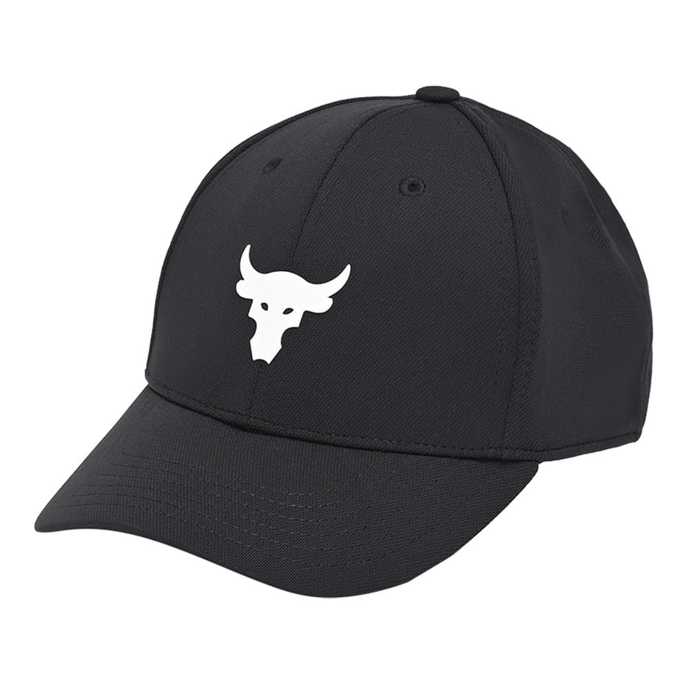 Boné Feminino Under Armour Project Rock Snapback Preto