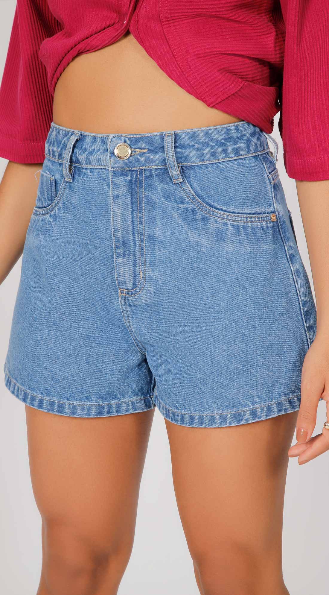 Shorts Zinco Five Pockets Básico Jeans Azul
