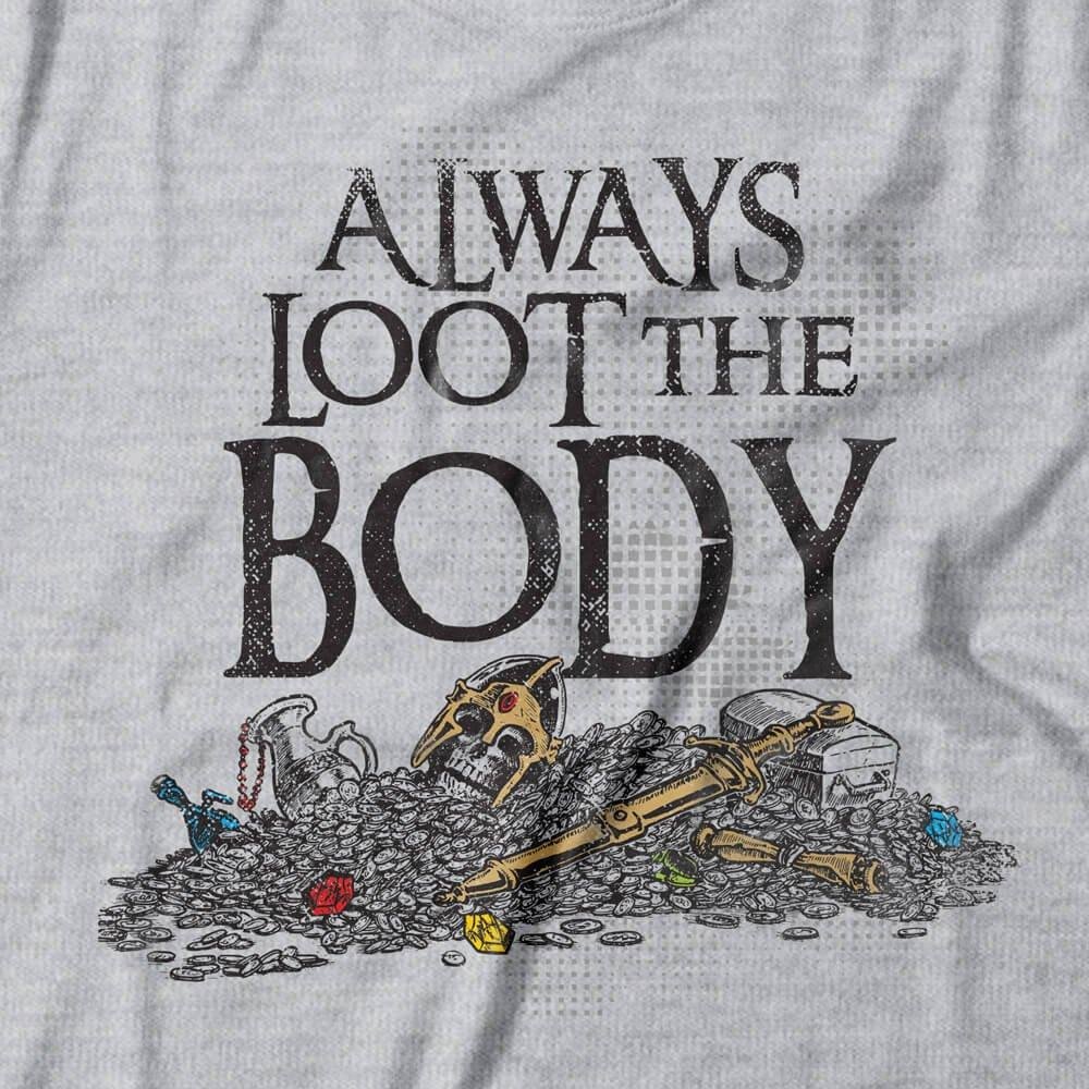 Camiseta Loot The Body Cinza