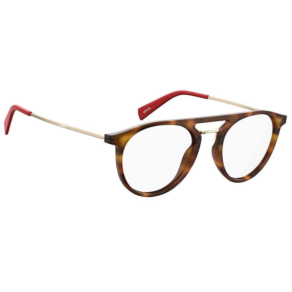 Armação De Óculos Levi-S - Lv 1001 O63 - 51 Marrom Marrom