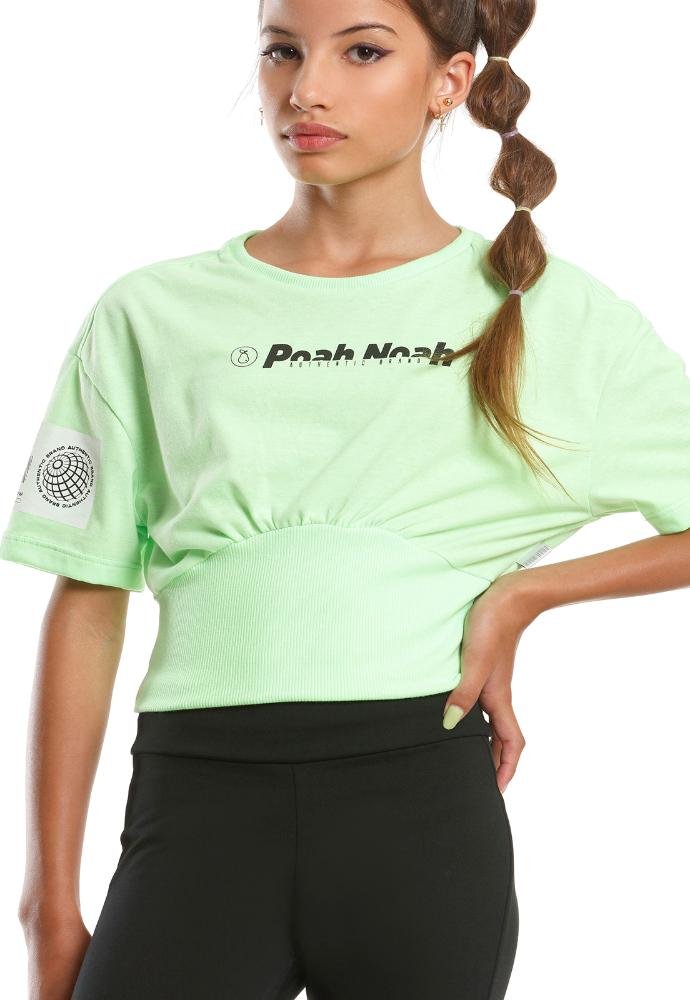 Cropped Infantil Verde Poah Noah Verde