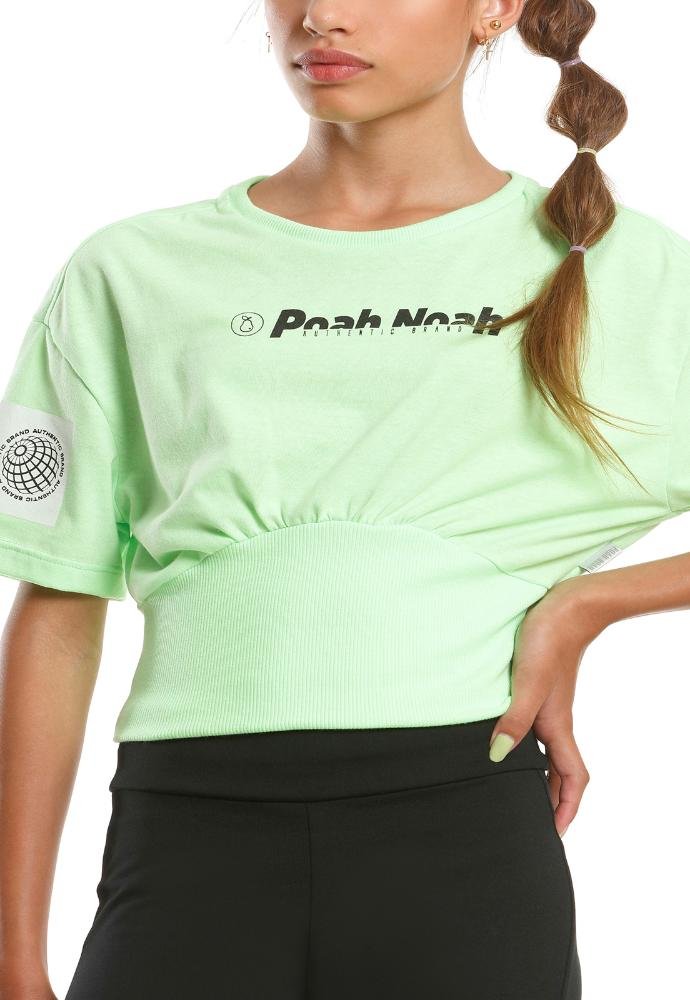 Cropped Infantil Verde Poah Noah Verde