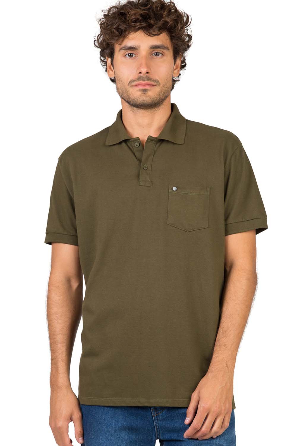 Polo Básica Piquet Verde Musgo Verde - Renner
