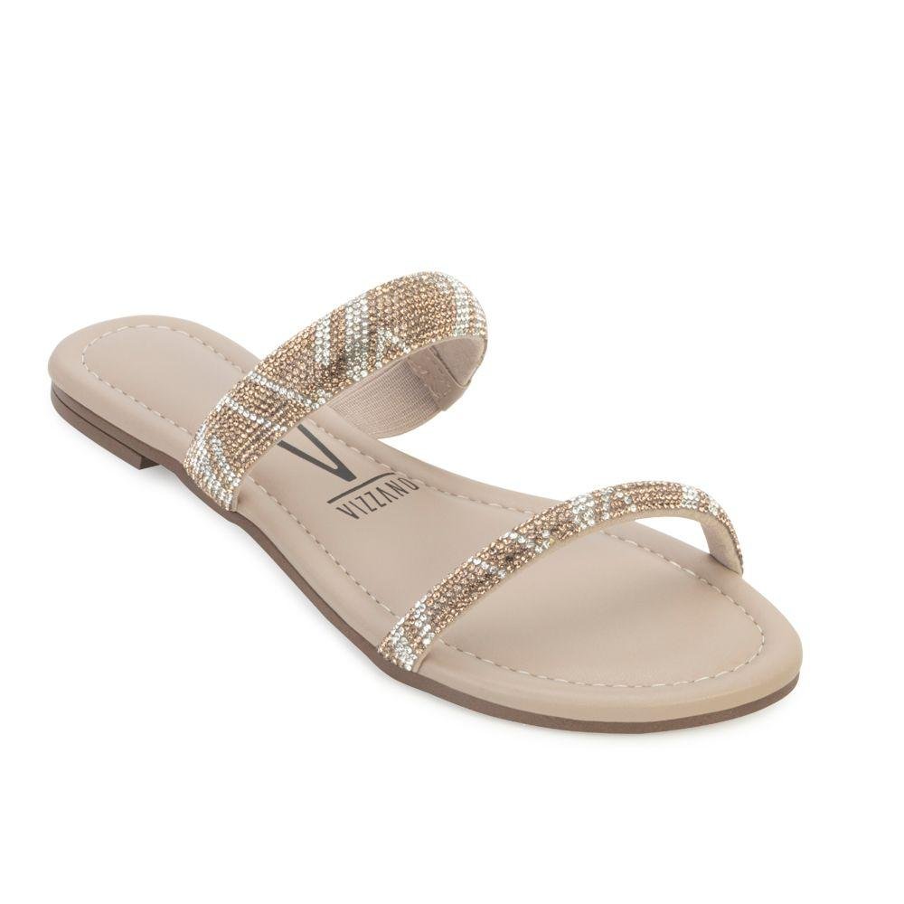 Sandália Rasteira Vizzano VZ23-62351 Bege