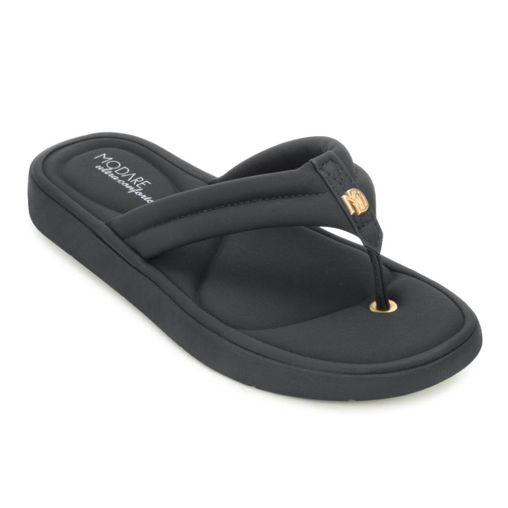 Chinelo de Dedo Modare Ultraconforto PT MD25-72081 Preto