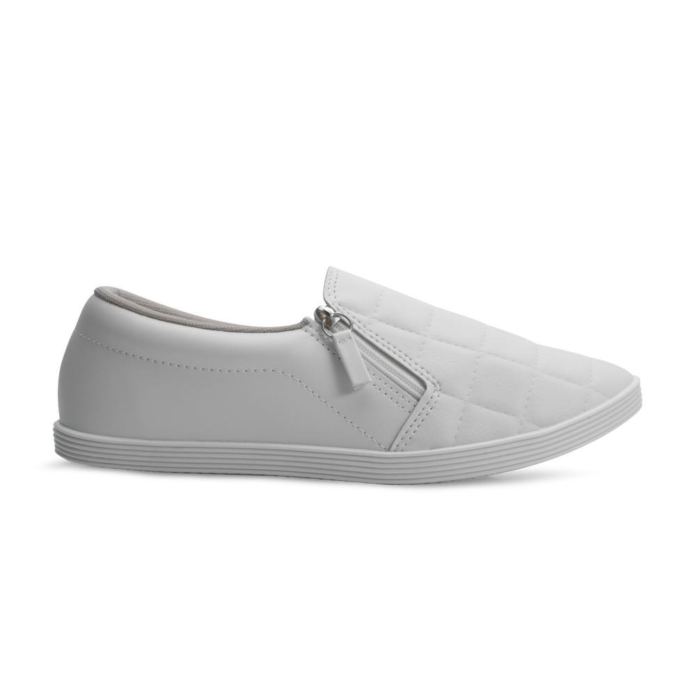 Slip On Beira Rio BR24-42051 Feminino 1415 Branco