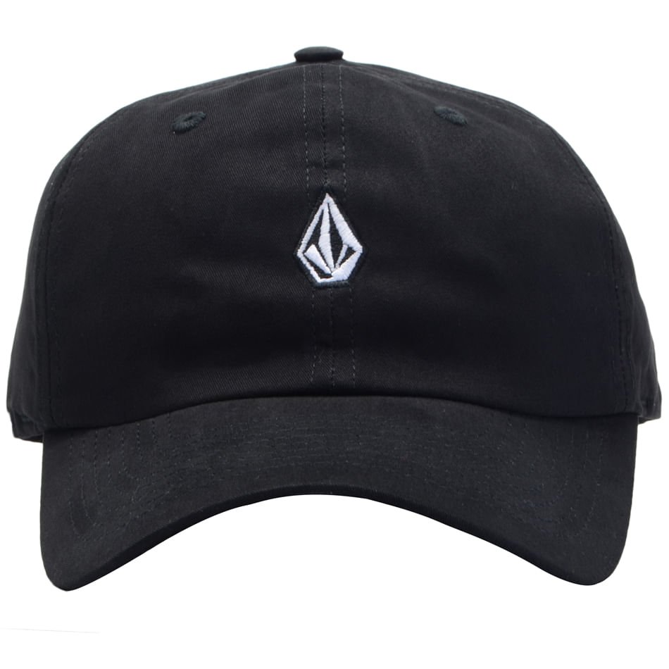 Boné Masculino Volcom Mini Mark Aba Curva Preto
