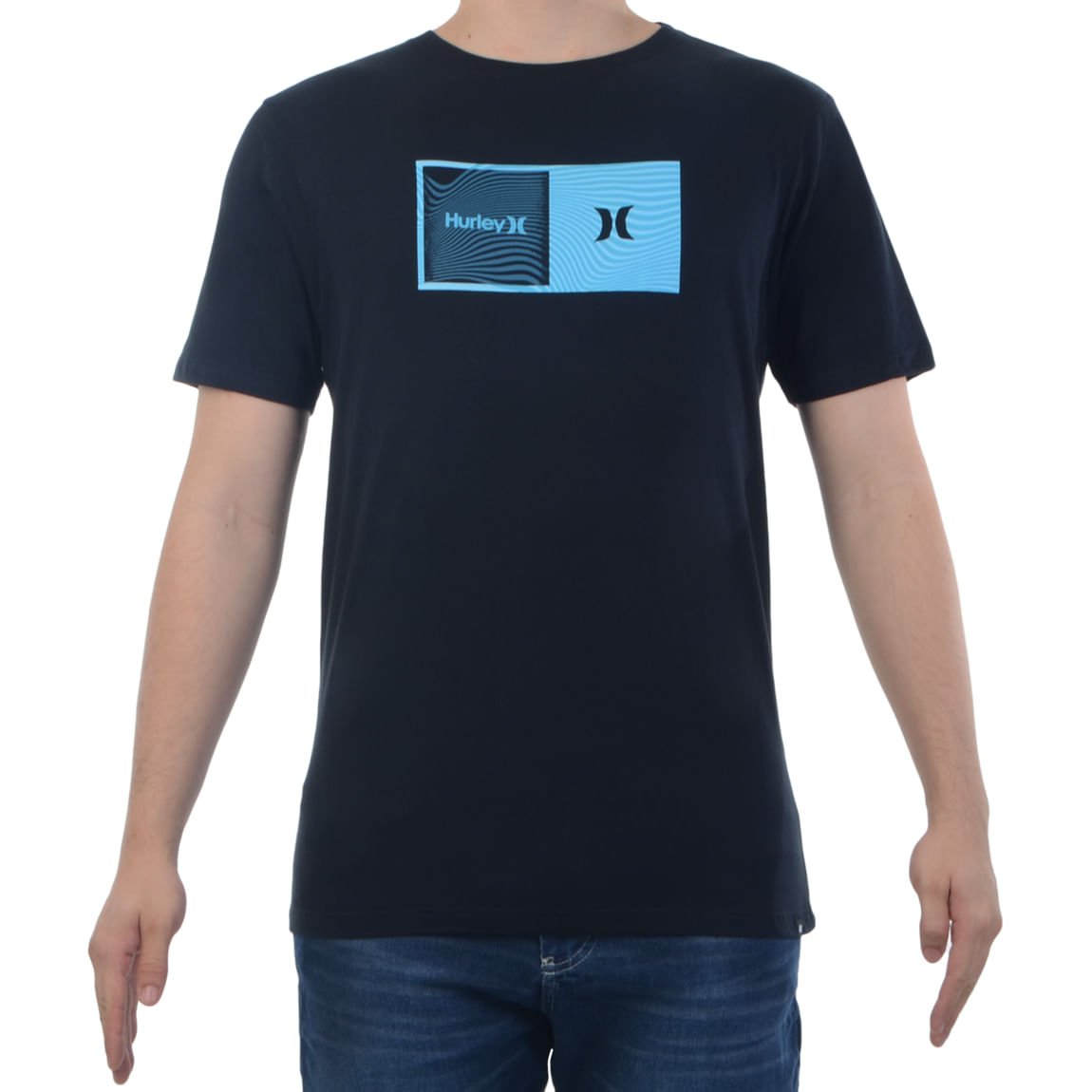 Camiseta Masculina Hurley Silk Moviment Preto