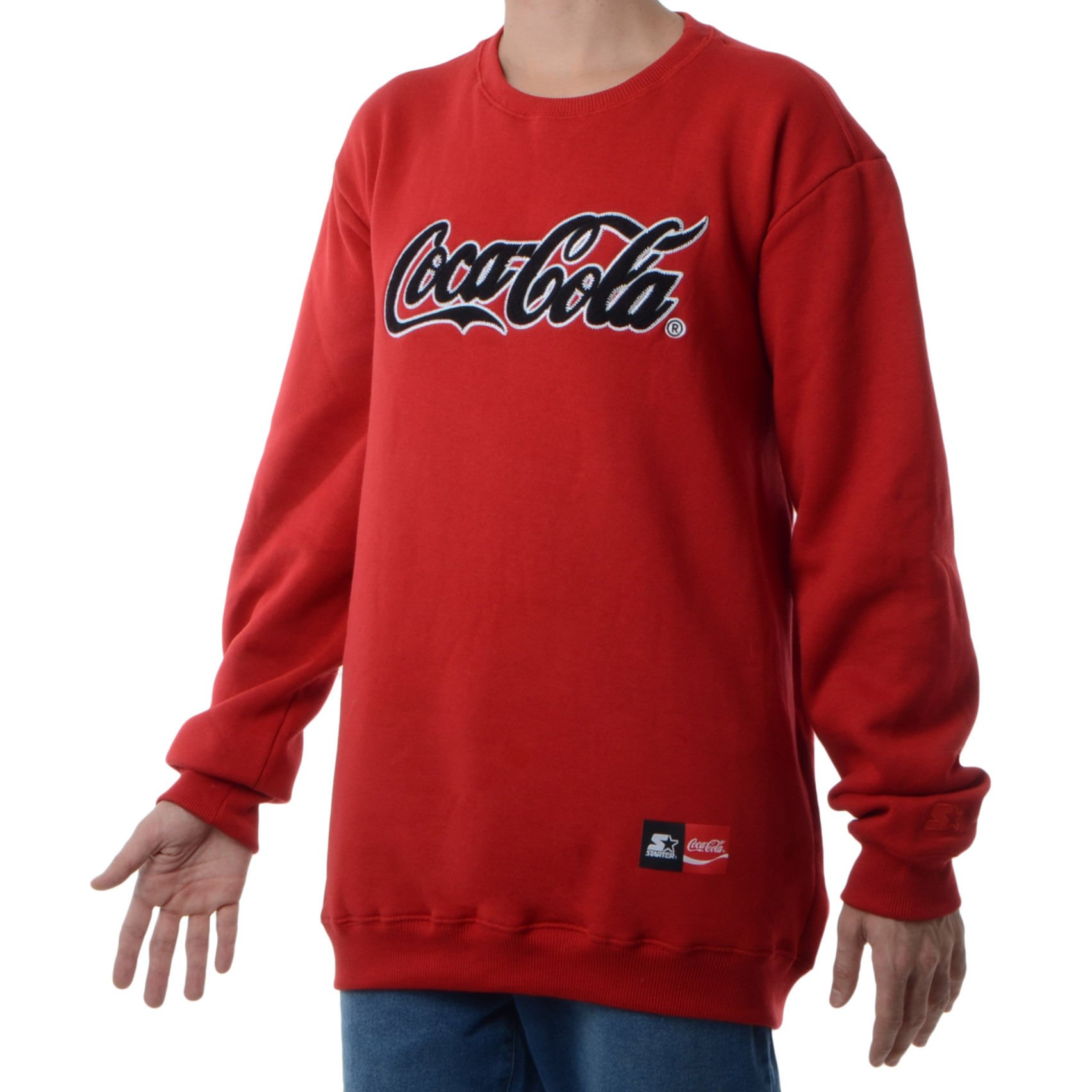 Moletom Masculino Careca Starter x Coca Cola Vermelho Vermelho