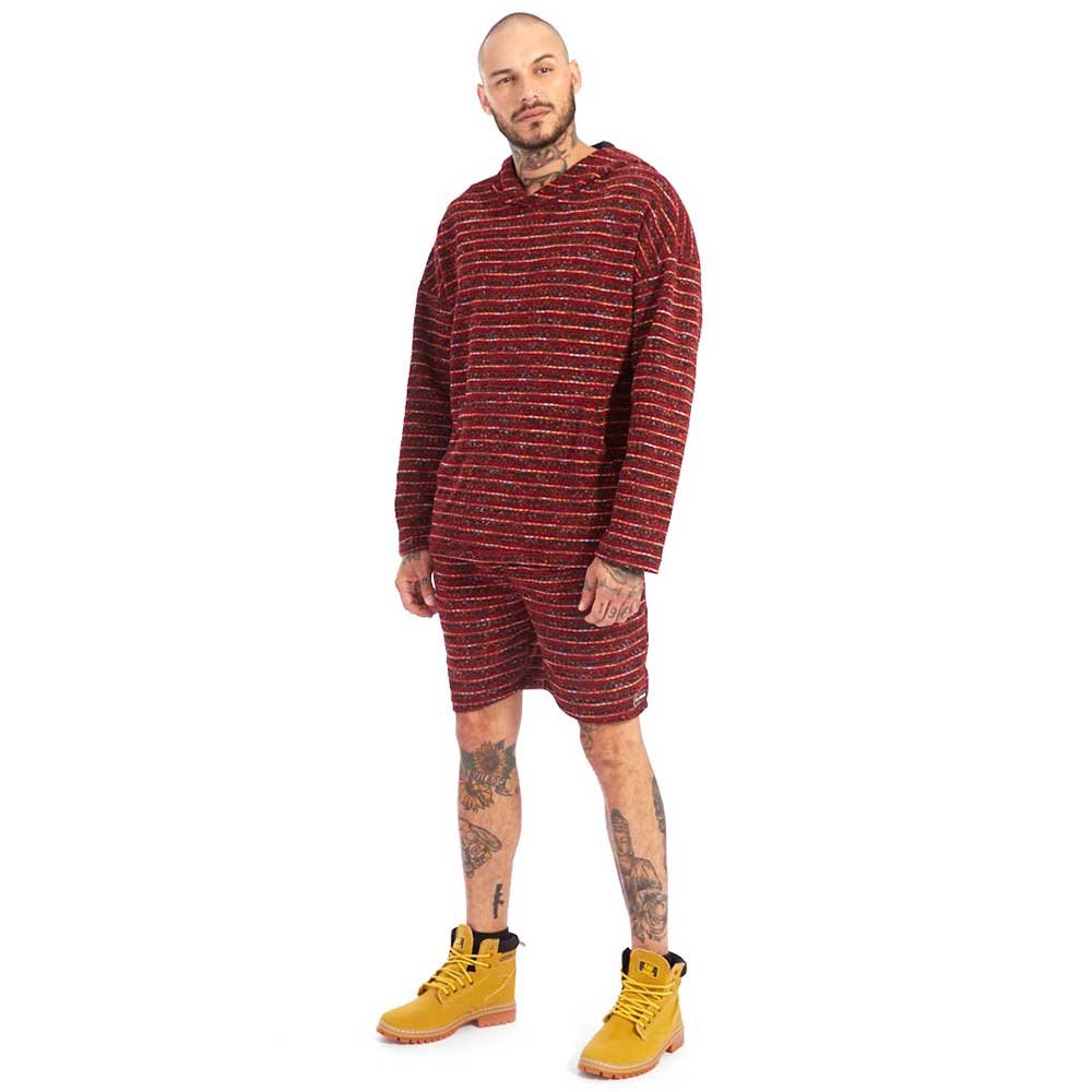 Bermuda Masculina Brohood Tweed Vermelho Vermelho