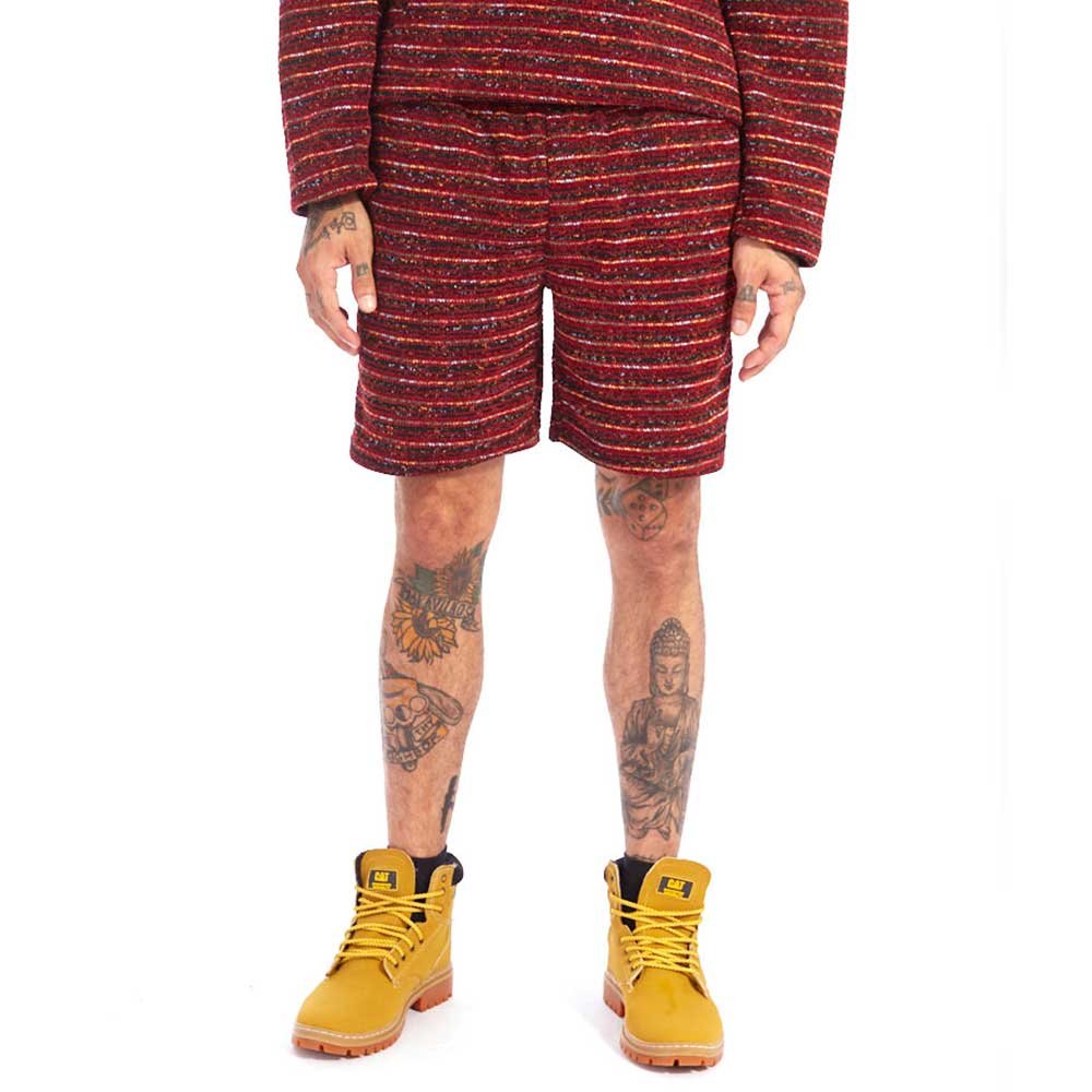 Bermuda Masculina Brohood Tweed Vermelho Vermelho