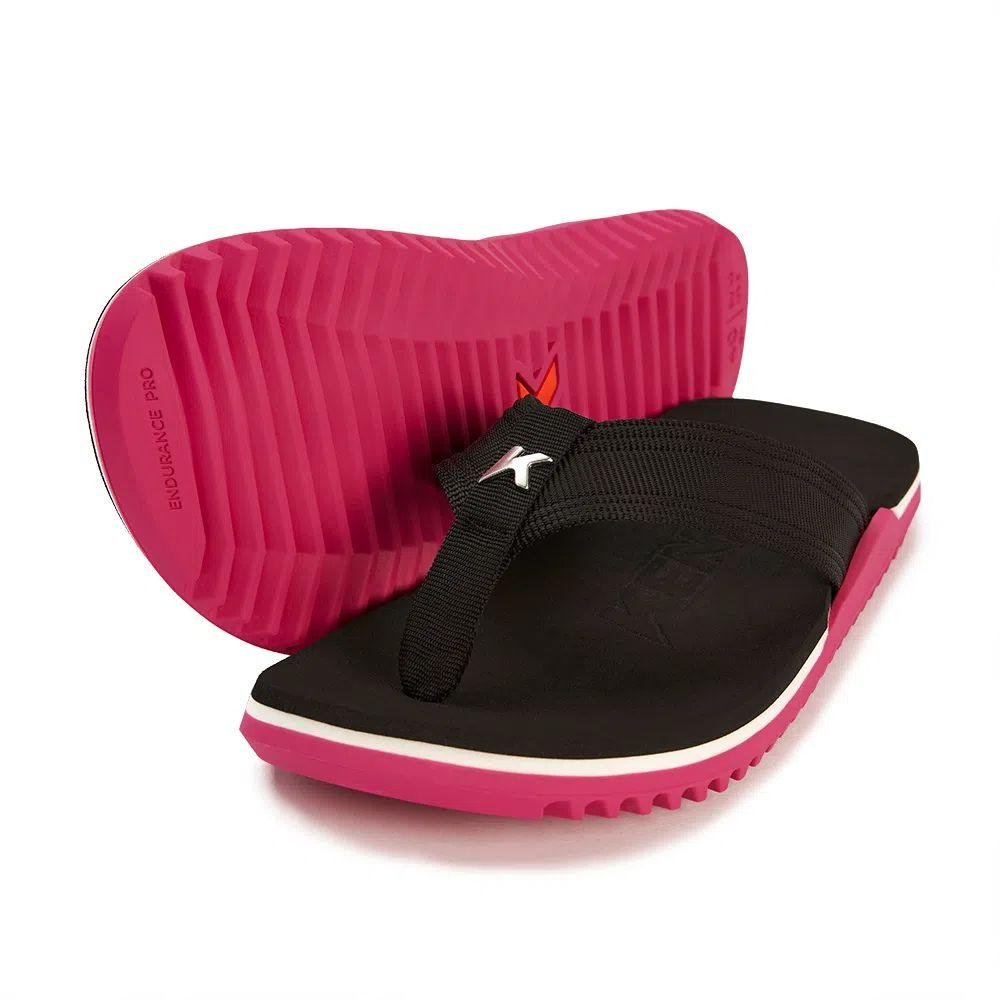 Chinelo Kenner NK6 Pro DFZ-14 Preto / Rosa Preto