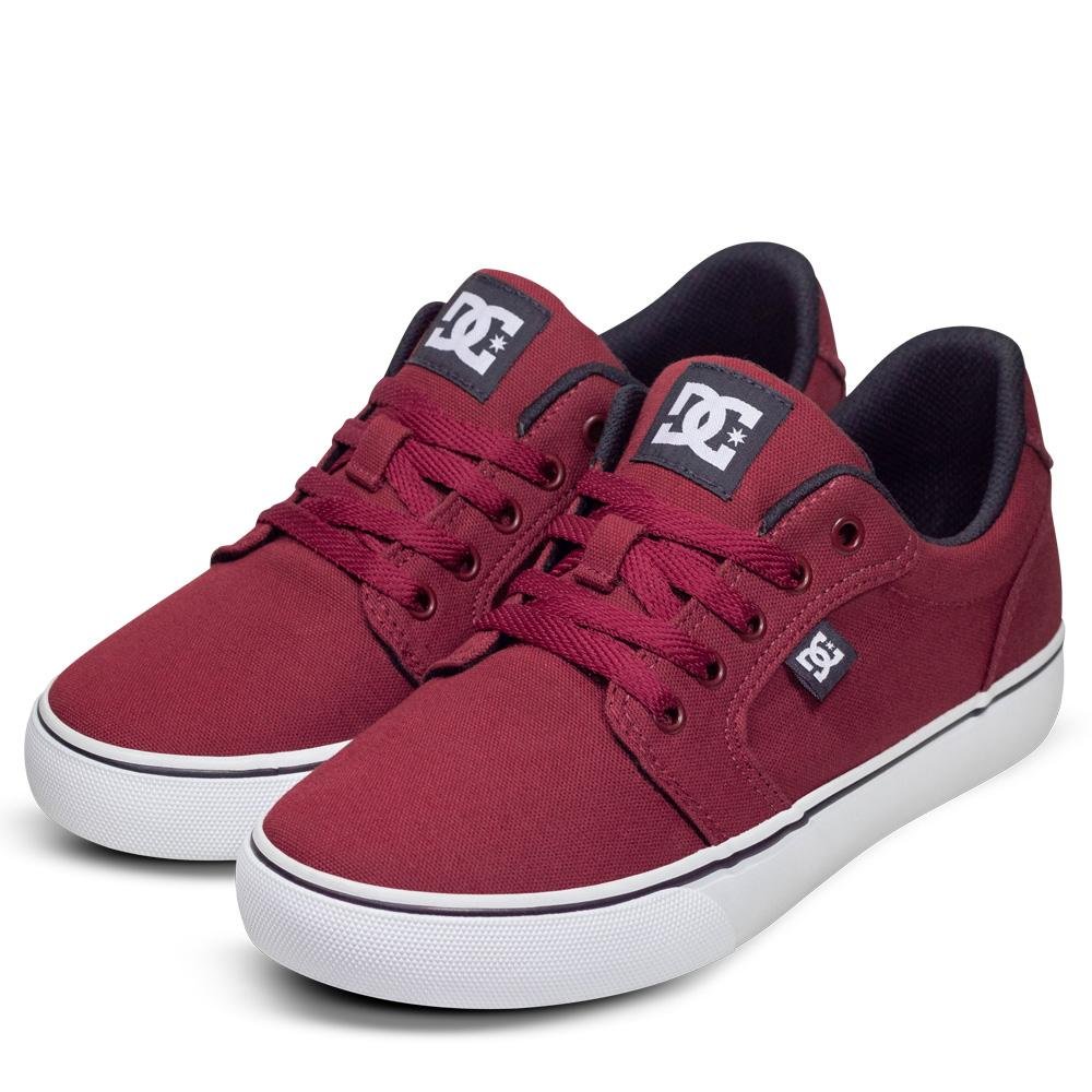 Tênis DC Shoes Anvil TX LA Vinho Vermelho