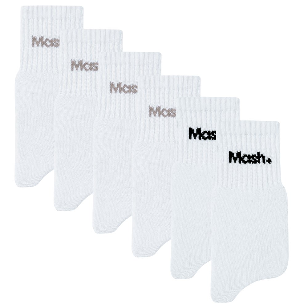 KIT COM 6 MEIAS MASH 202.05 Branco