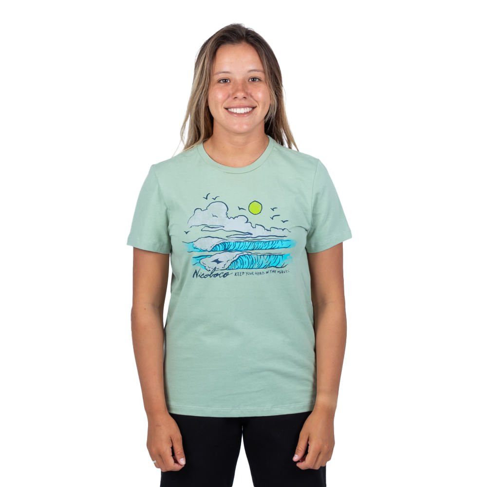 T shirt Flowerbomb Nicoboco - Verde (76431) Verde