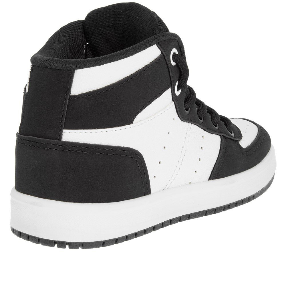 Tênis Infantil Vertus Cano Alto Street Recortes Nobuck Preto Preto