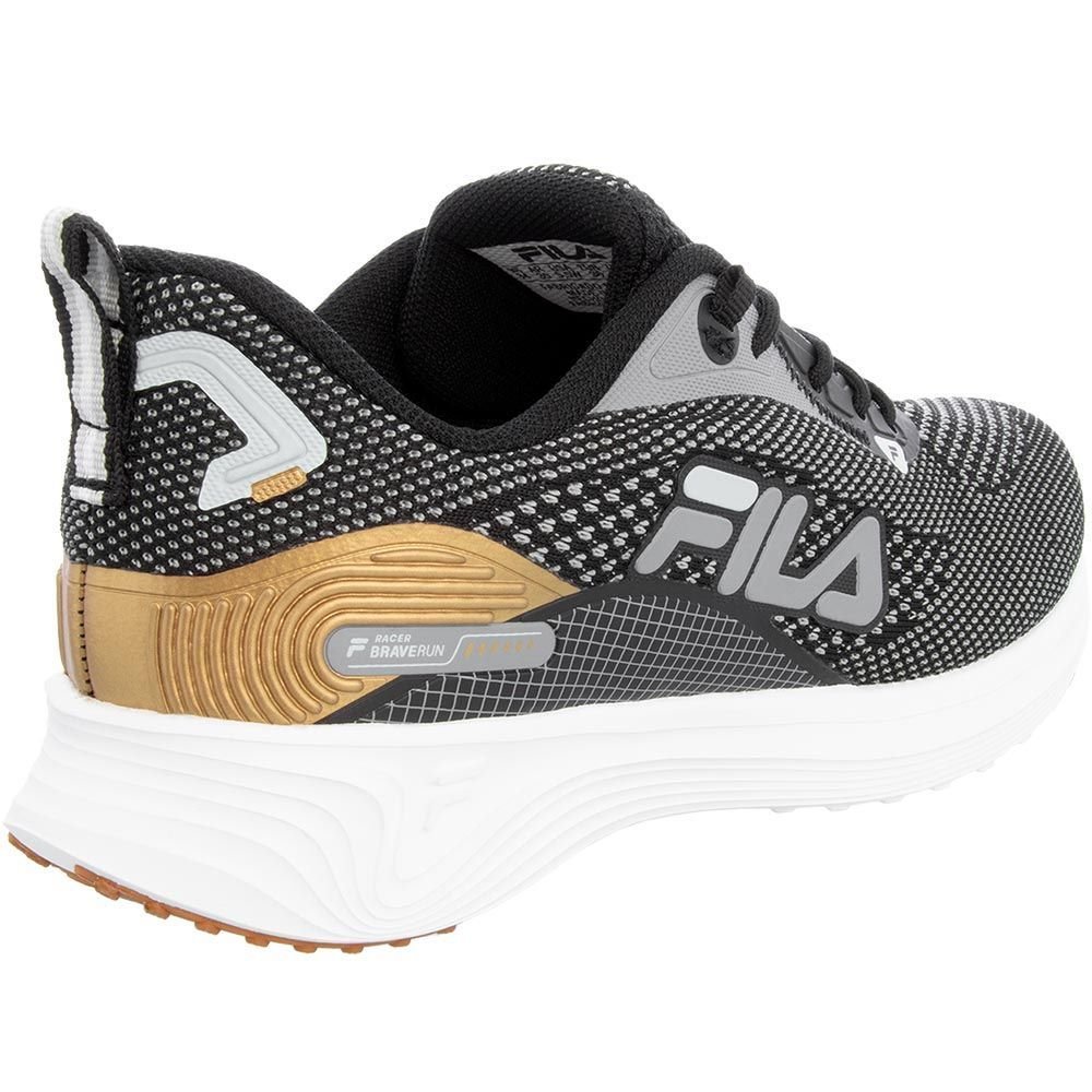 Tênis Fila Racer Brave Run Esportivo Feminino Preto Preto