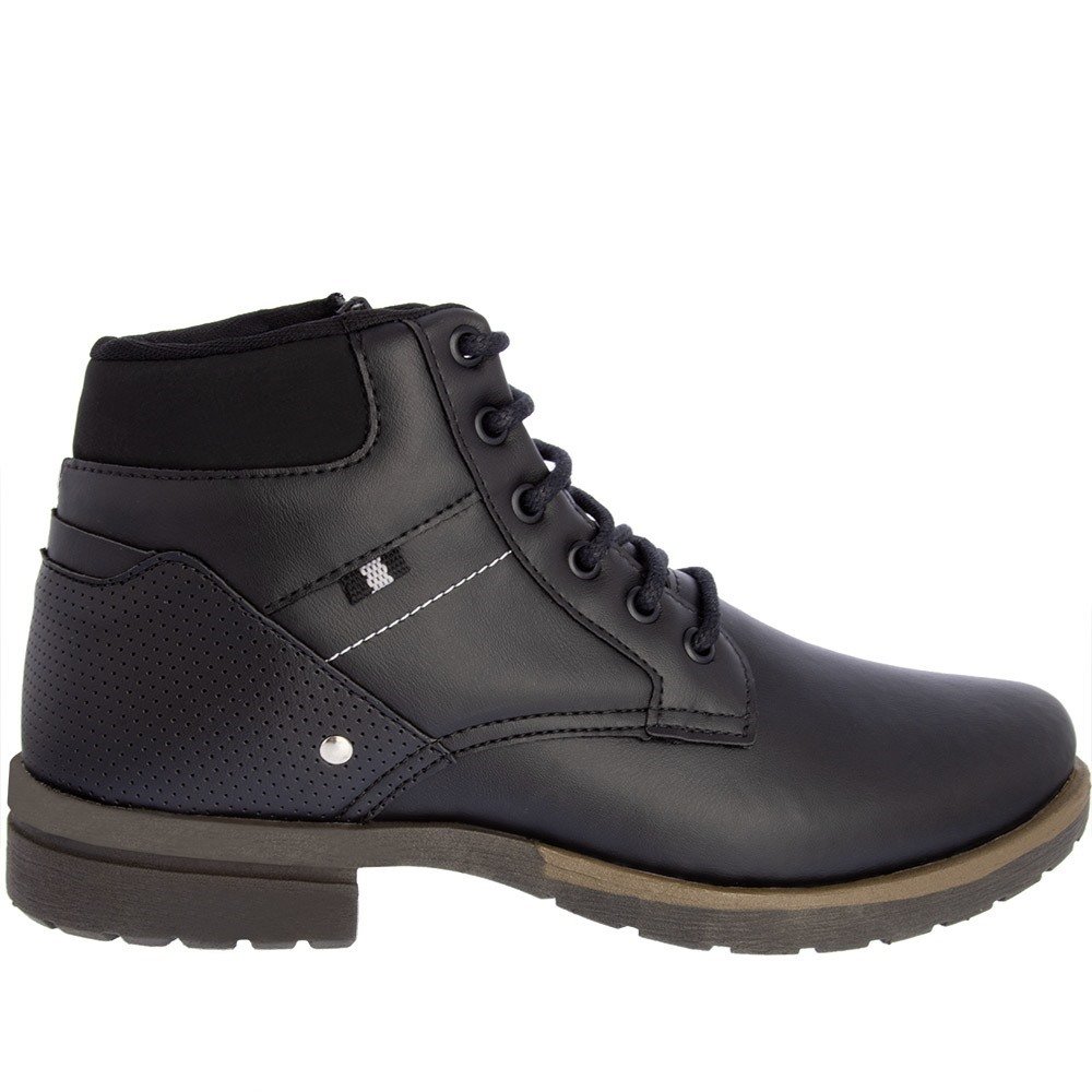 Bota Mac & Jac Coturno Masculino Preto