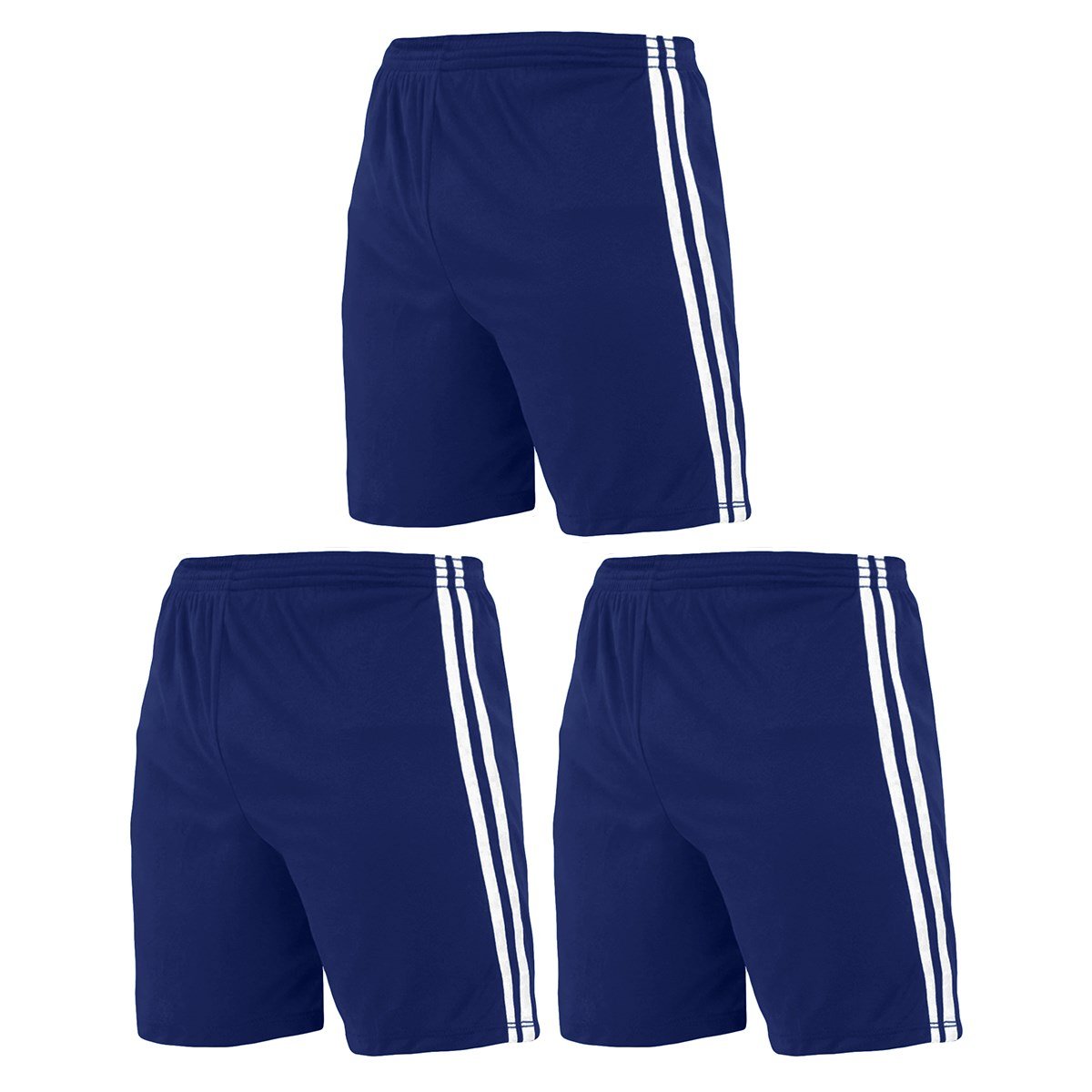 Kit 3 Calções Elite Essential Oreste Granillo Masculino Azul