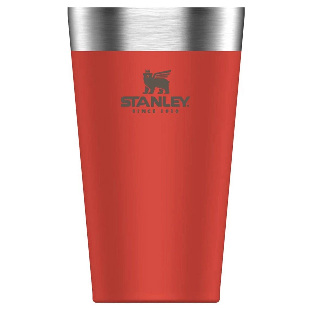Copo Térmico de Cerveja Stanley Beer Pint 473ml Vermelho