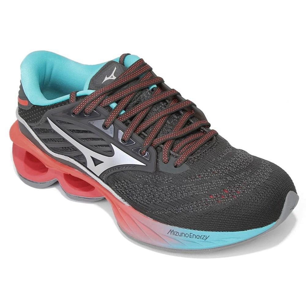 Tênis Mizuno Wave Creation 23 Feminino Cinza