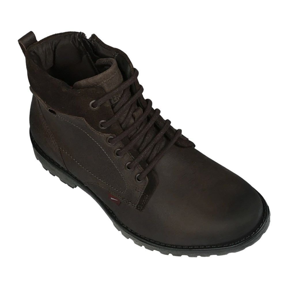 Kit Bota Ferracini Cross Masculina + Par de Meia Marrom