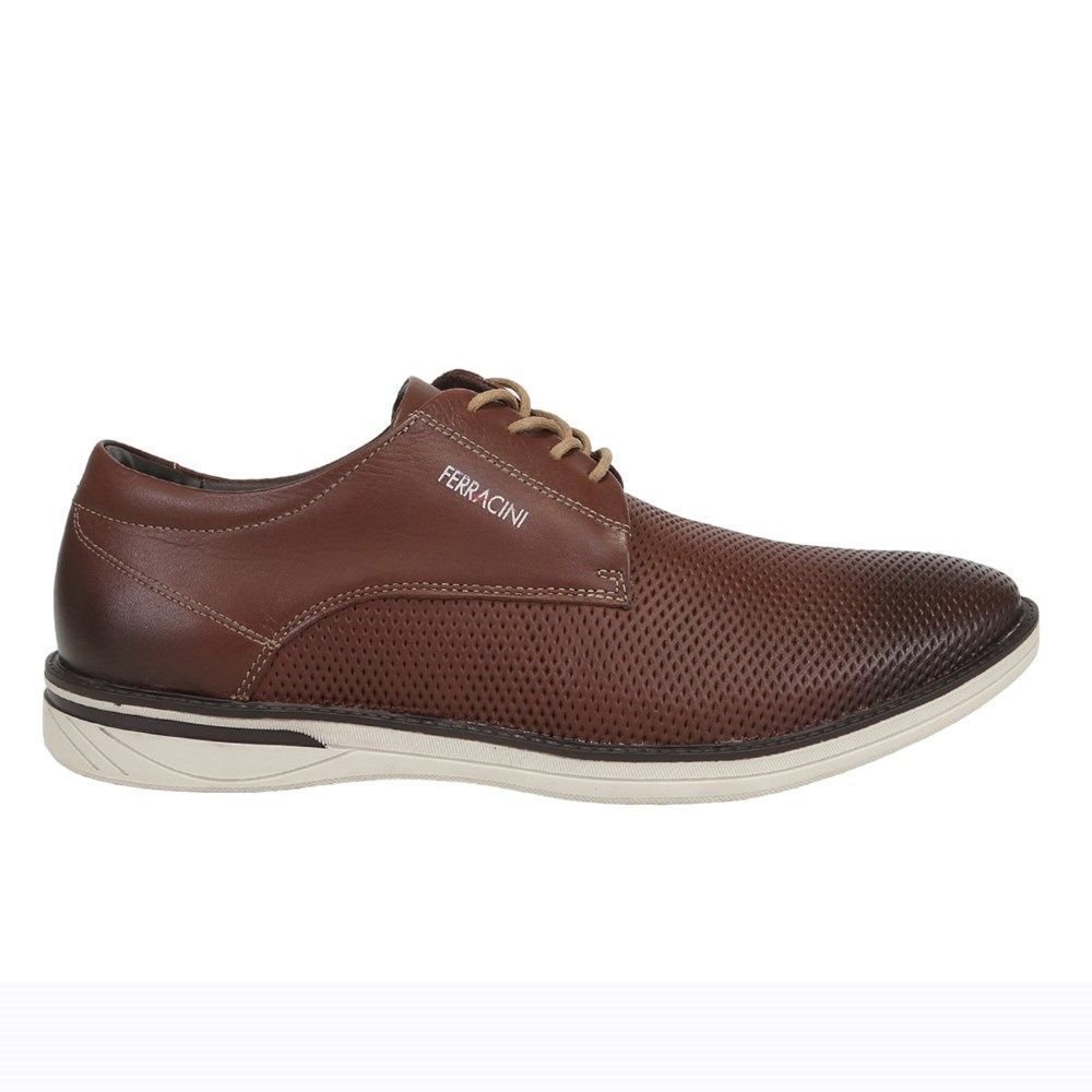 Sapato Social Ferracini Monterrey Gold Masculino 1567 Marrom