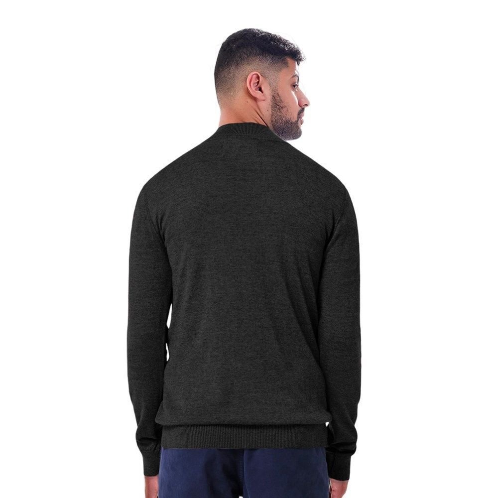 Suéter Esporte Legal Essentials Zíper Masculino Preto