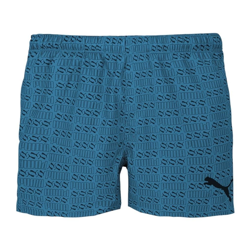 Short Puma Board Estampado Masculino Azul