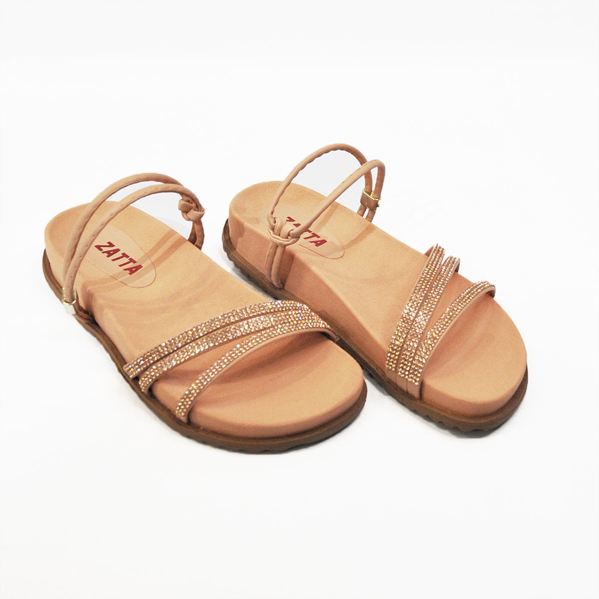 Sandália Zatta Janaina Feminino Bege
