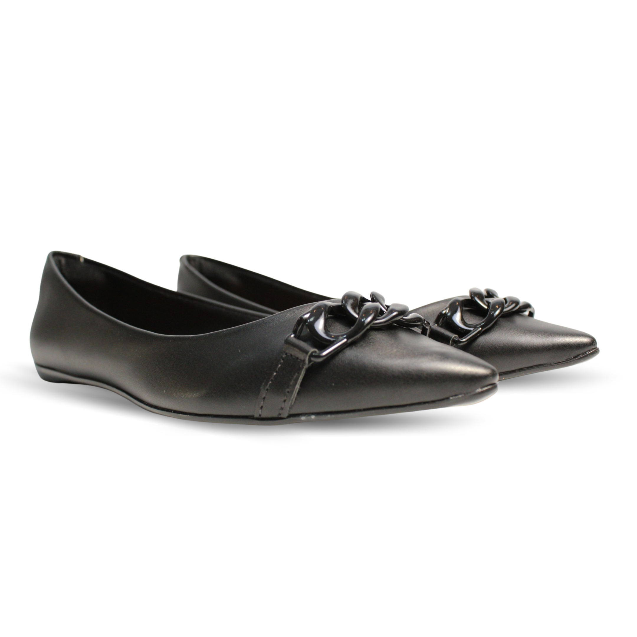 Sapatilha Corrente Bico fino Victoria Preta Preto