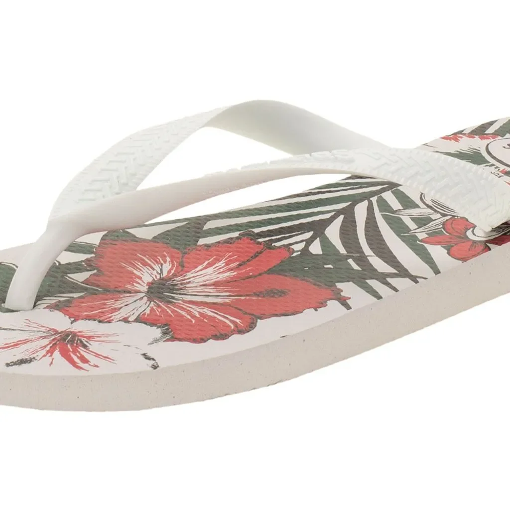 CHINELO MASCULINO HAVAIANAS ALOHA 4111355 Branco/Preto
