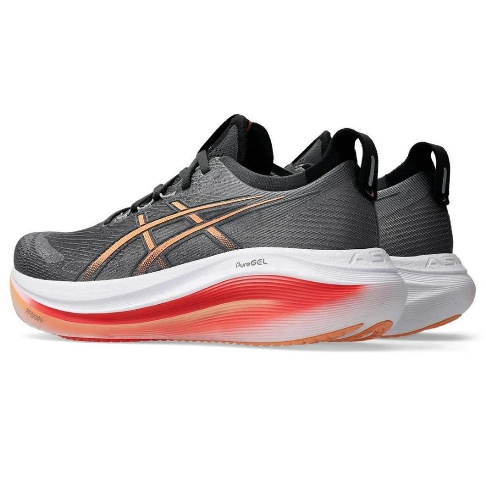 TENIS ASICS GEL-NIMBUS 27 MASCULINO 1011B958 Chumbo/Coral