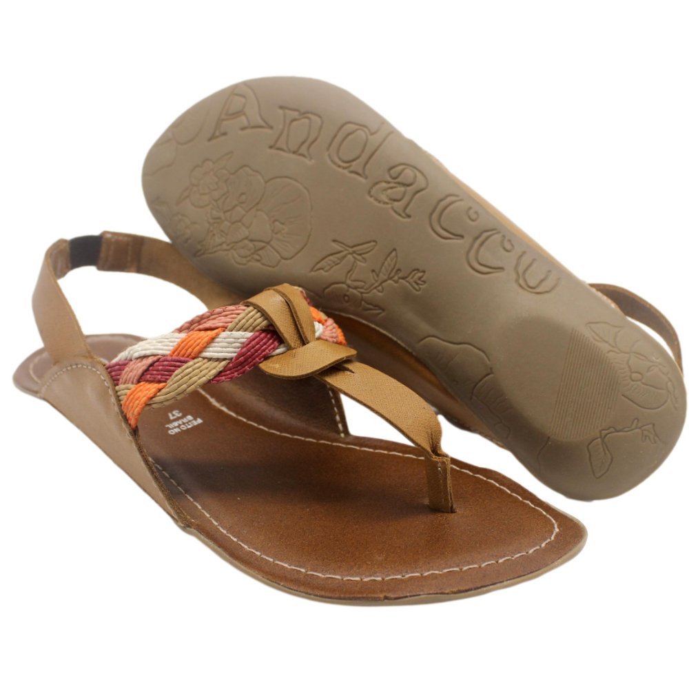 Sandalia Feminina Andacco Desert Marrom