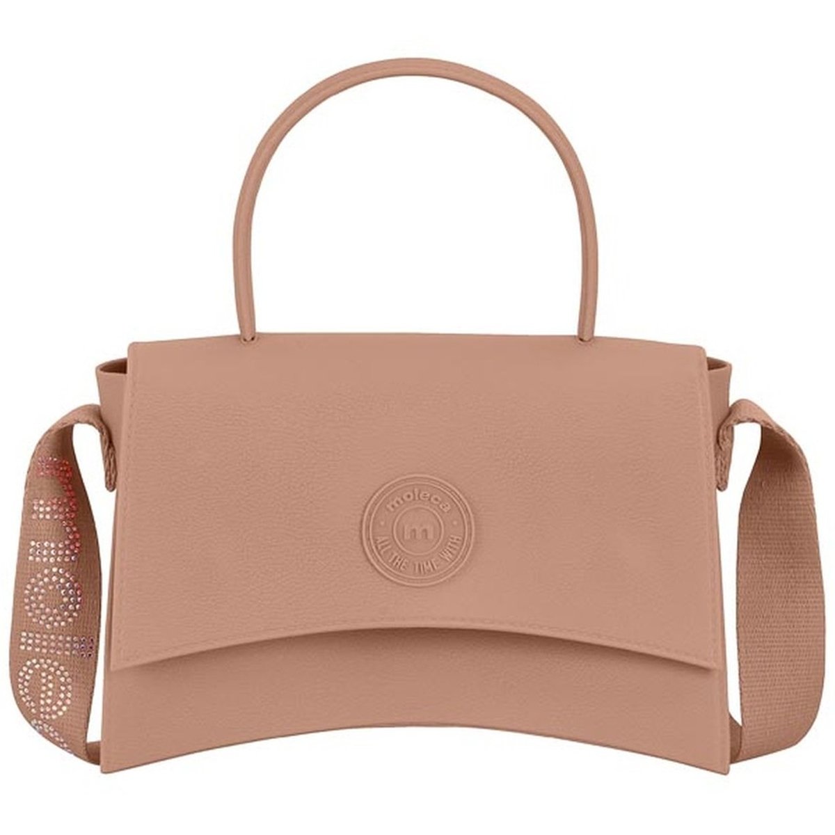 Bolsa Moleca Transversal Meia Lua Bege