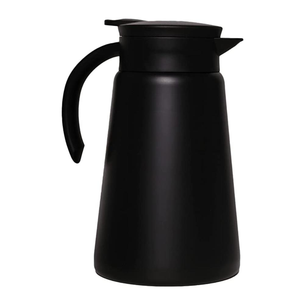 Garrafa Térmica Parede Dupla Aço Inox 1 L Daily Preto Mimo Style Preto