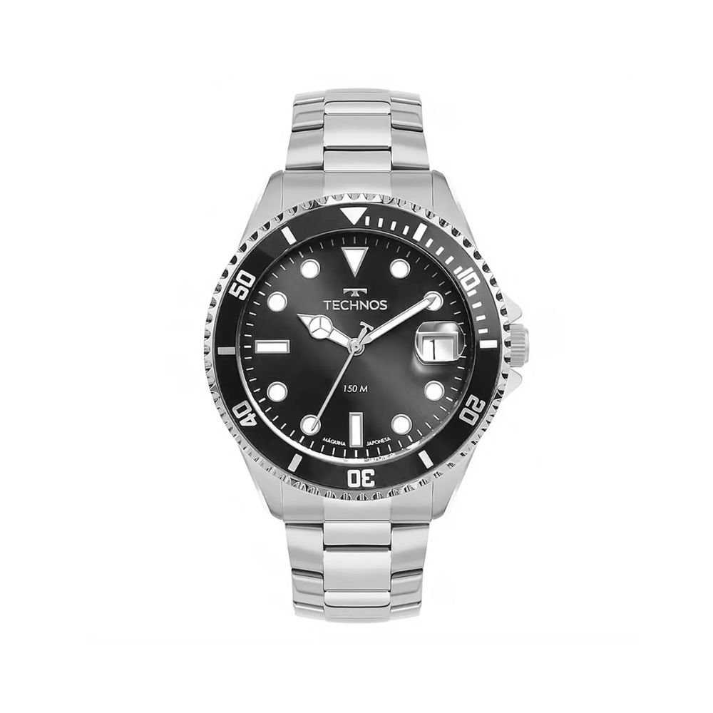 Relógio Technos Acqua Prata Masculino 2415DY/1P Prata