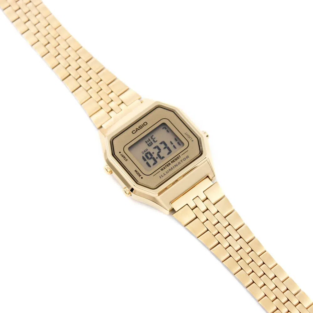 Relógio Dourado Casio Vintage LA680WGA-9DF-BR Dourado