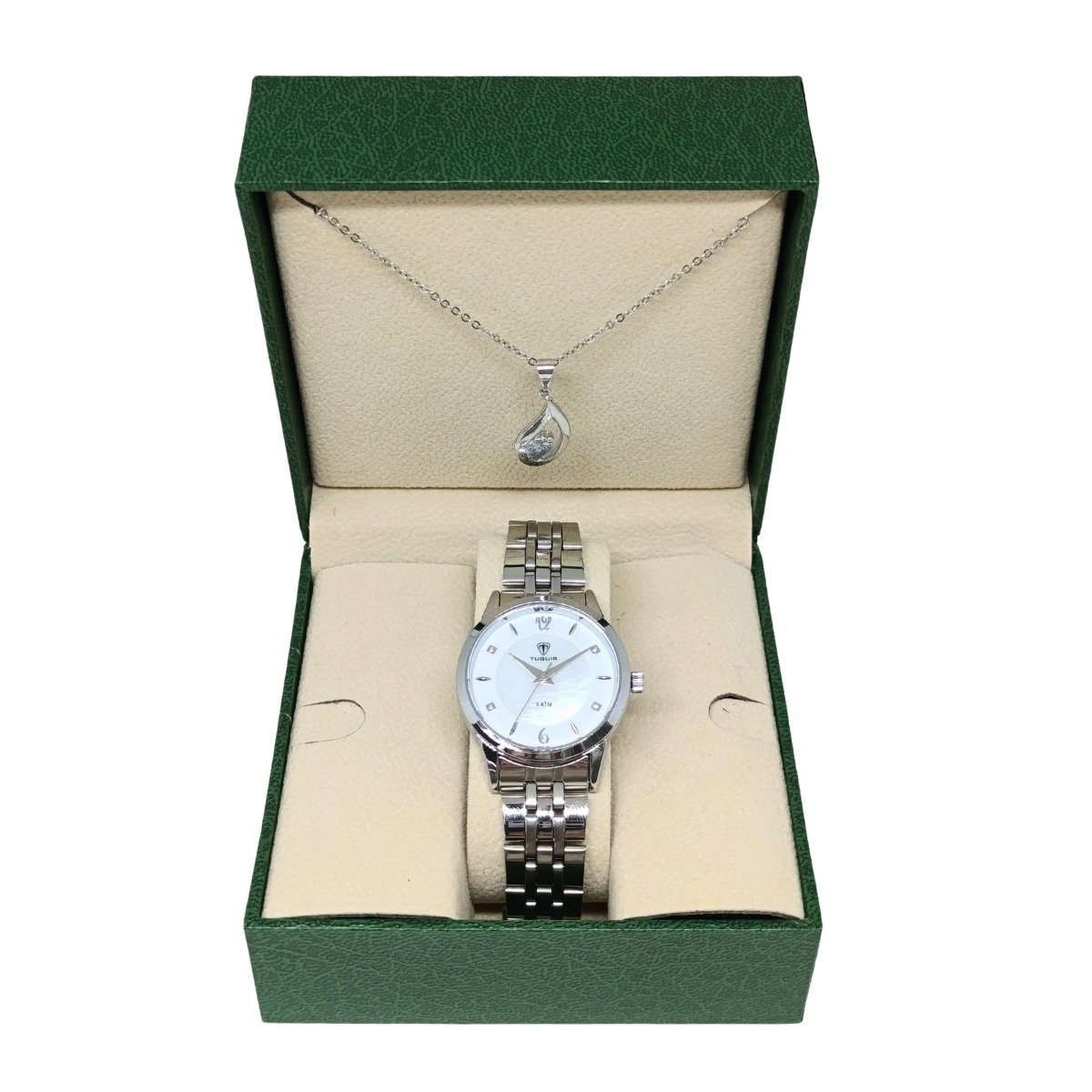 Relógio Feminino Tuguir Analógico 2136 Prata Prata